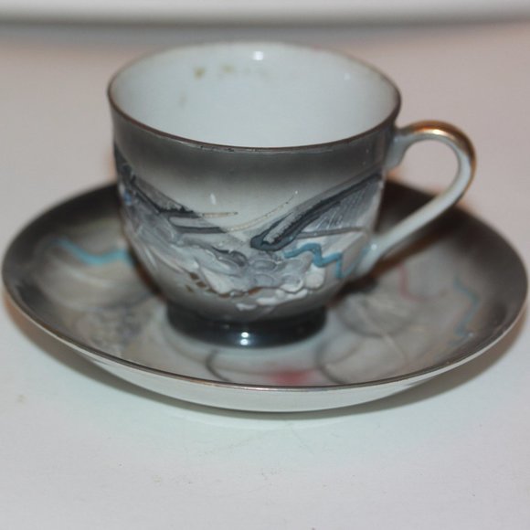 Kitchen | Dragon Ware Cup And Saucer Hand Painted Lithophane Geisha ...